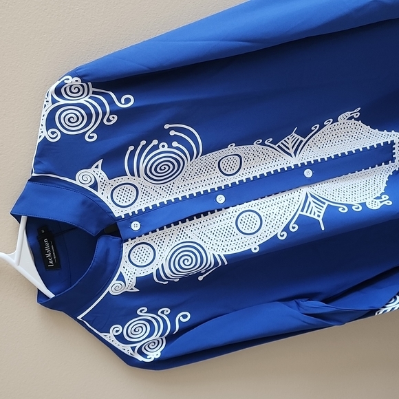 LucMatton | Agbadas & Dashikis | Lucmatton Mens Dashiki S Royal Blue ...